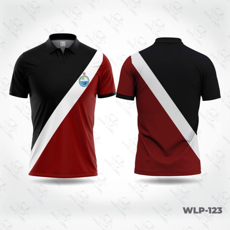 Three Color Theme Sports Polo Jersey | White Label BD