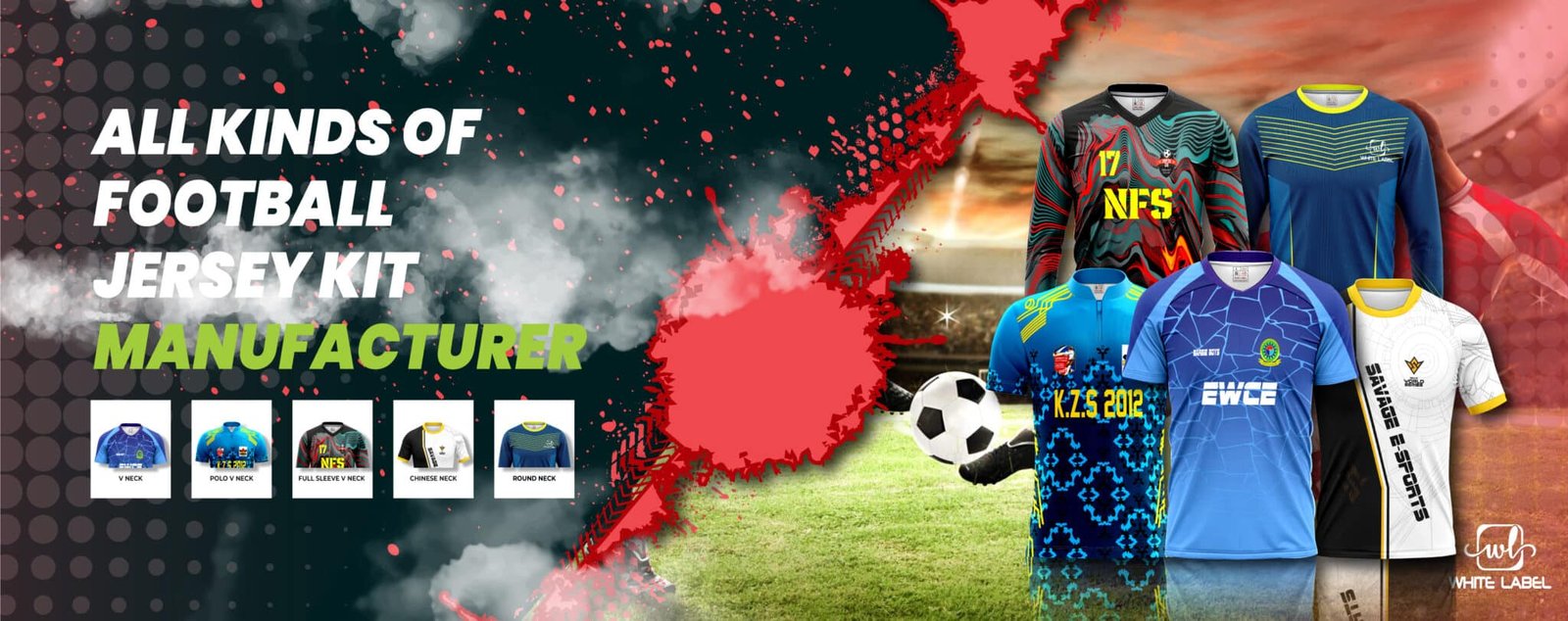 Custom Team Jerseys - Personalized Sports Jerseys | White Label