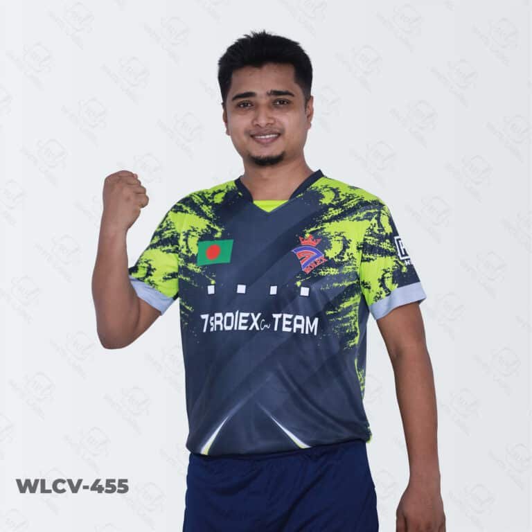 Custom Cricket Jersey Design with Sublimation Clothing
