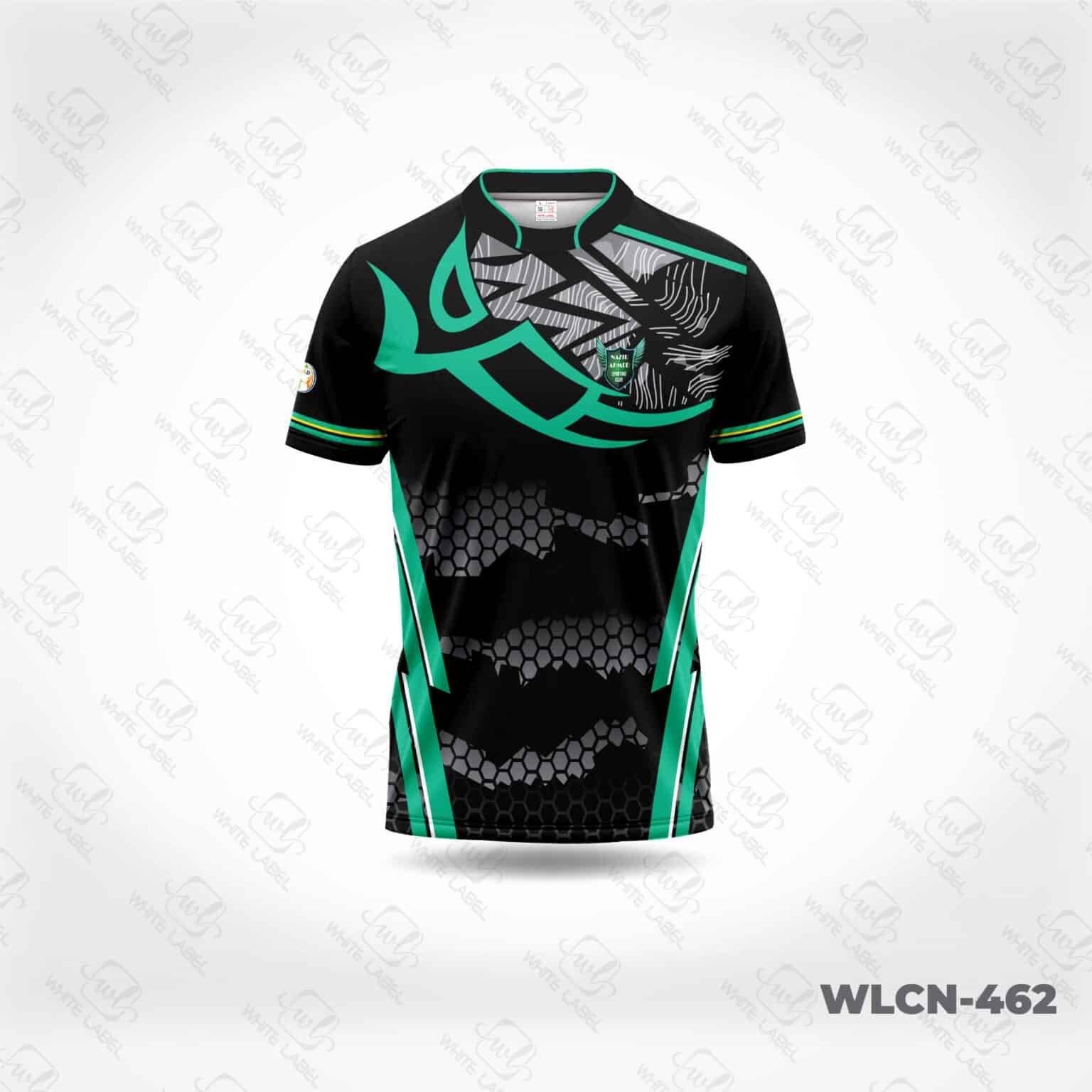 Custom Sublimation Chinese Collar Football Jersey with Logo