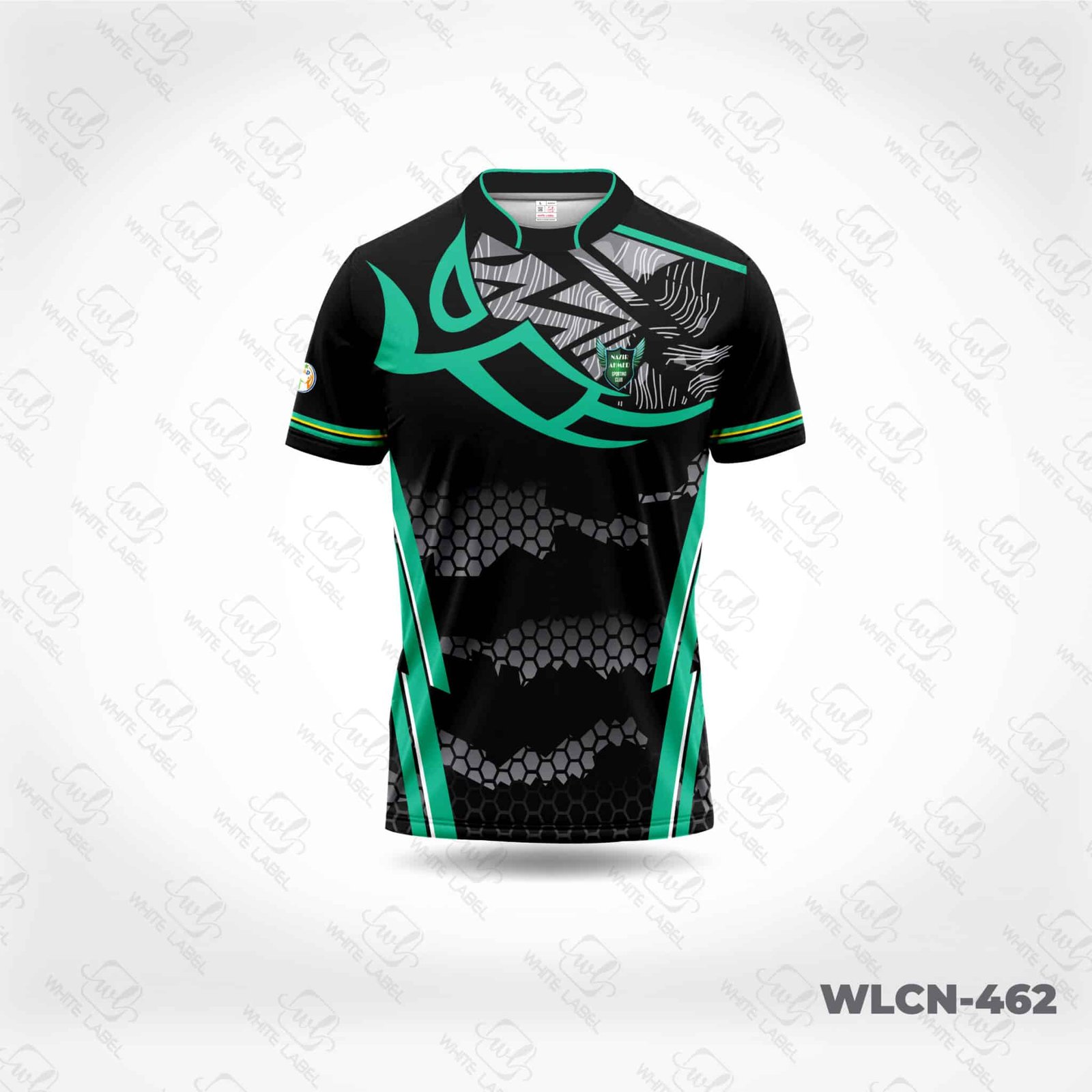 Custom Sublimation Chinese Collar Football Jersey with Logo