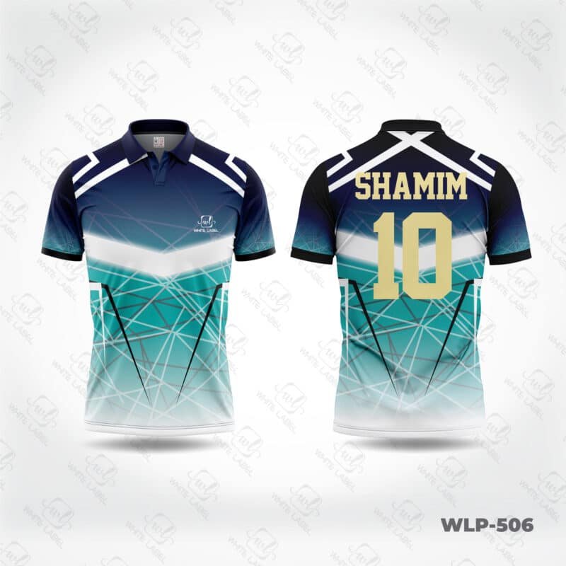 Custom Cricket Jersey Design with Sublimation Clothing