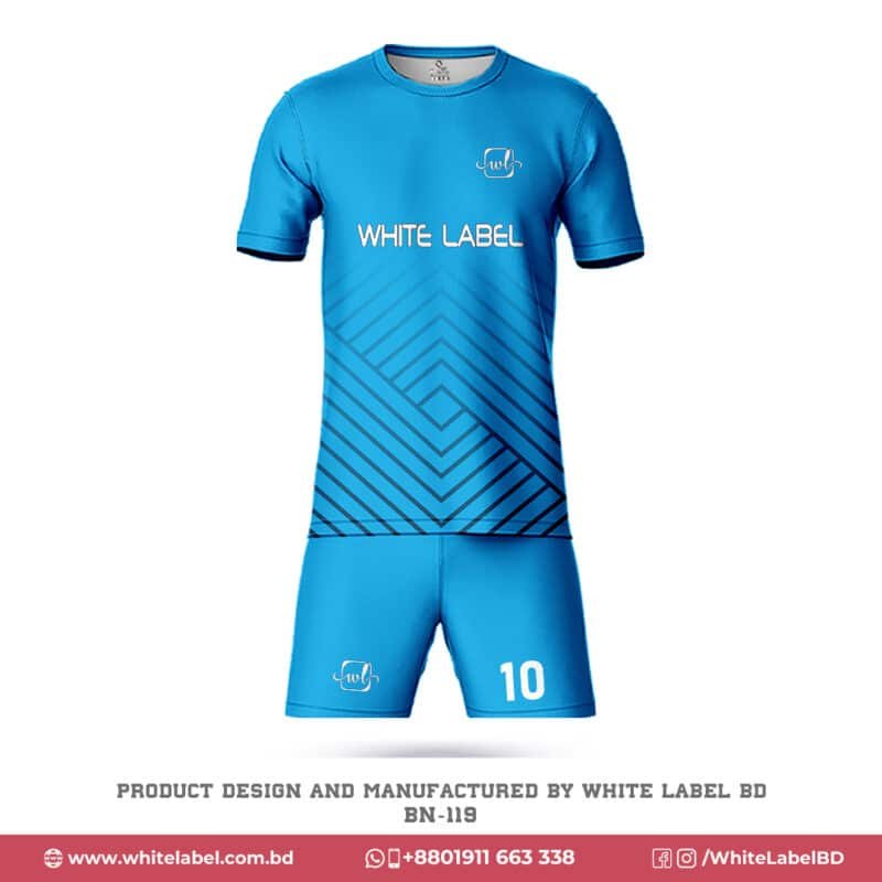 Premium Quality Blue Color Football Uniform for Man-BN-119