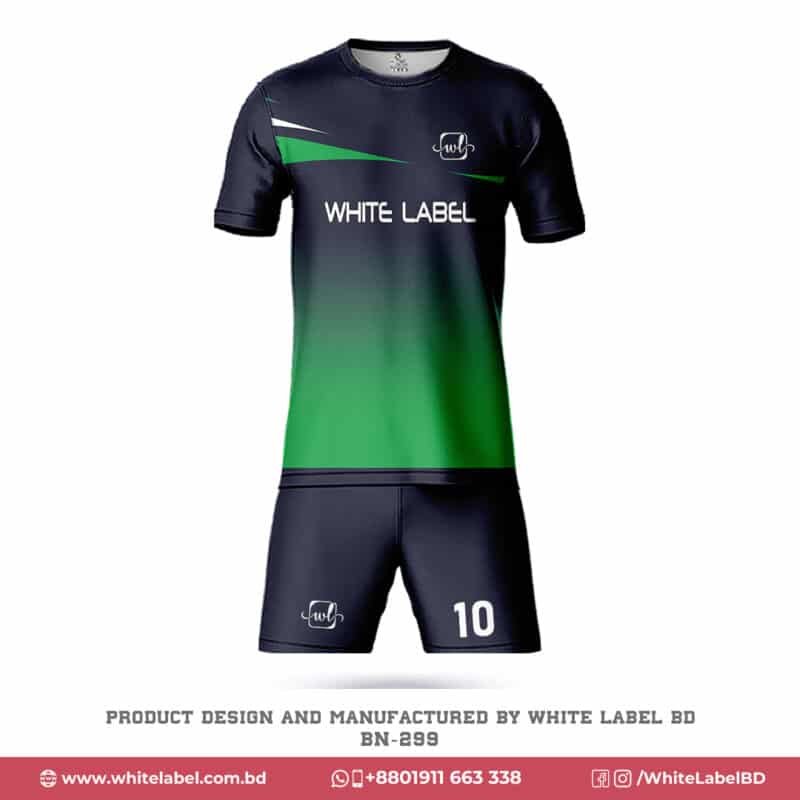 Best Green Color Uniforms in Volleyball with Logo-BN-299