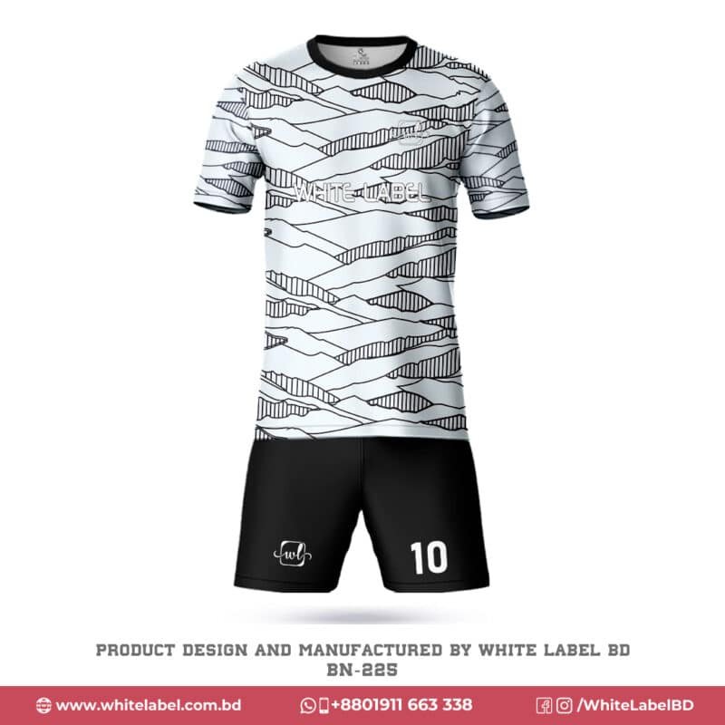 Premium Quality White Soccer Uniforms for Team-BN-225